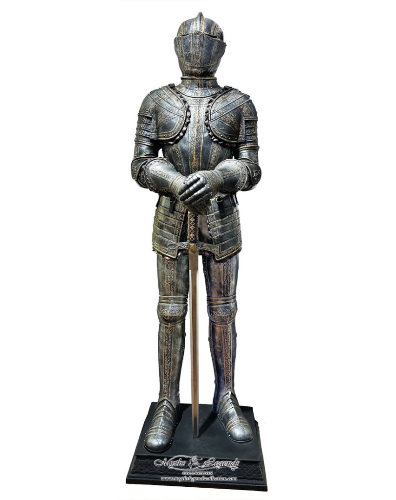 Life-sized Brave Knight with Long Sword – Myths & Legends Collection